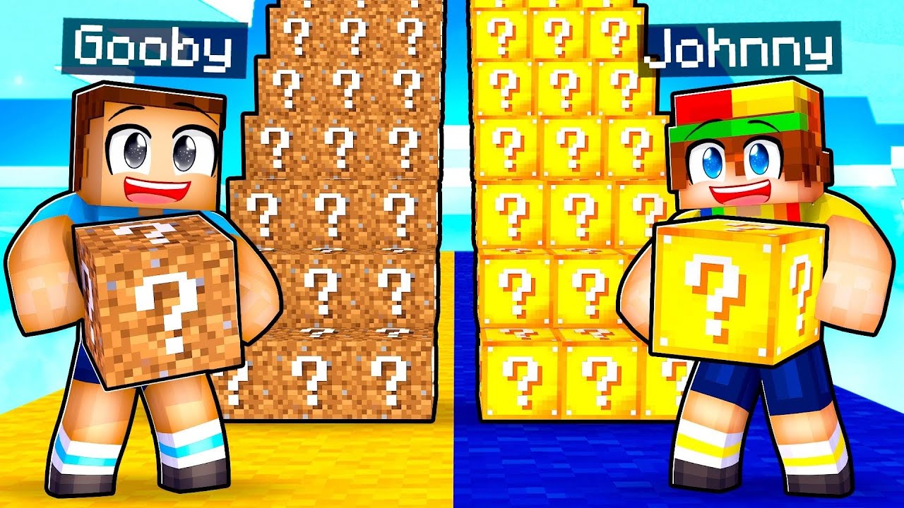 NOOB vs PRO Lucky Block STAIRCASE Race In Minecraft! - YouTube