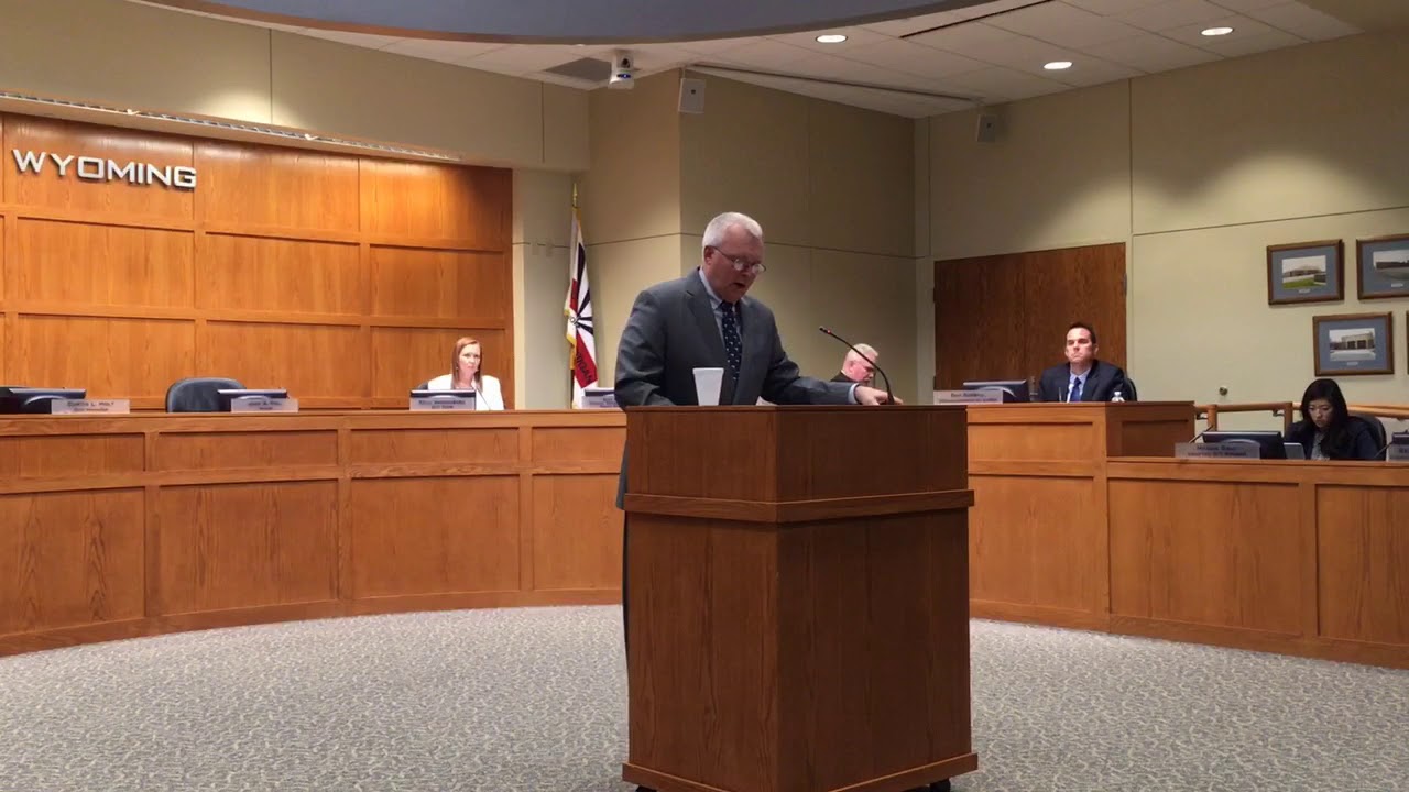 Jack Poll announces re-election bid for Mayor of Wyoming - YouTube