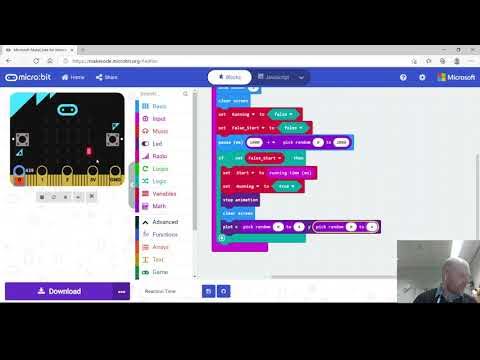 Microbit Reaction Time Pt1 - YouTube