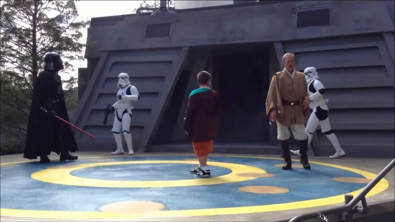 Star Wars Jedi Training Academy at Disney Hollywood Studios HD - YouTube