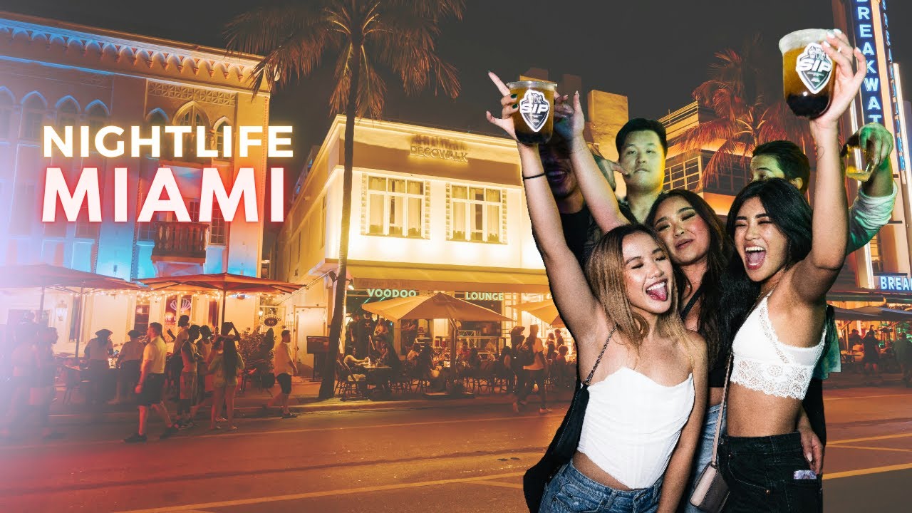4K | South Beach & Brickell | Miami Nights | Christmas 2024 - YouTube