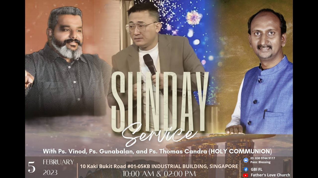 SUNDAY SERVICE FEB 05TH, 2023 | WITH PS. THOMAS C, PS. VINOD & PS ...