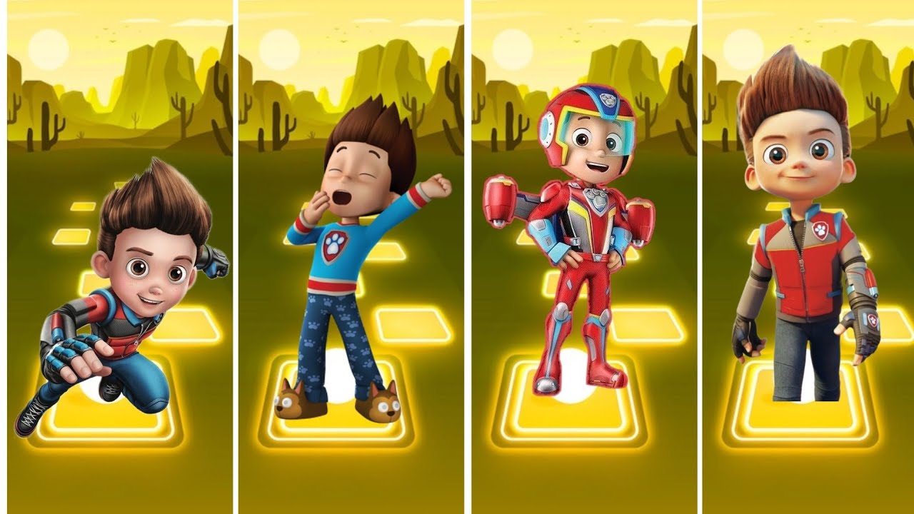 power Patrol tiles hop game edm rush - YouTube