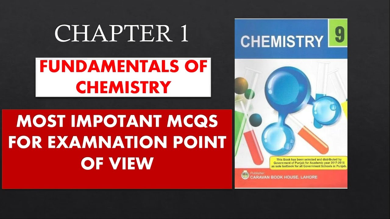 FUNDAMENTAL OF CHEMISTRY MCQS CLASS 9| CHAPTER 1 TEST | CHEMISTRY QUIZ ...