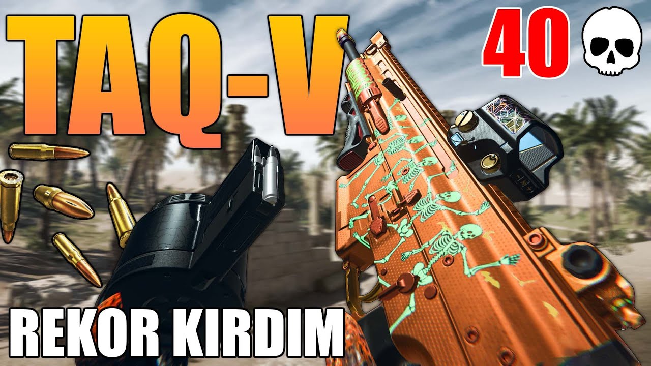 EN İYİ OYUNUM ! 40 KILL 15k DMG ile 1.OLDUM - TAQ-V & BAS-P COD ...