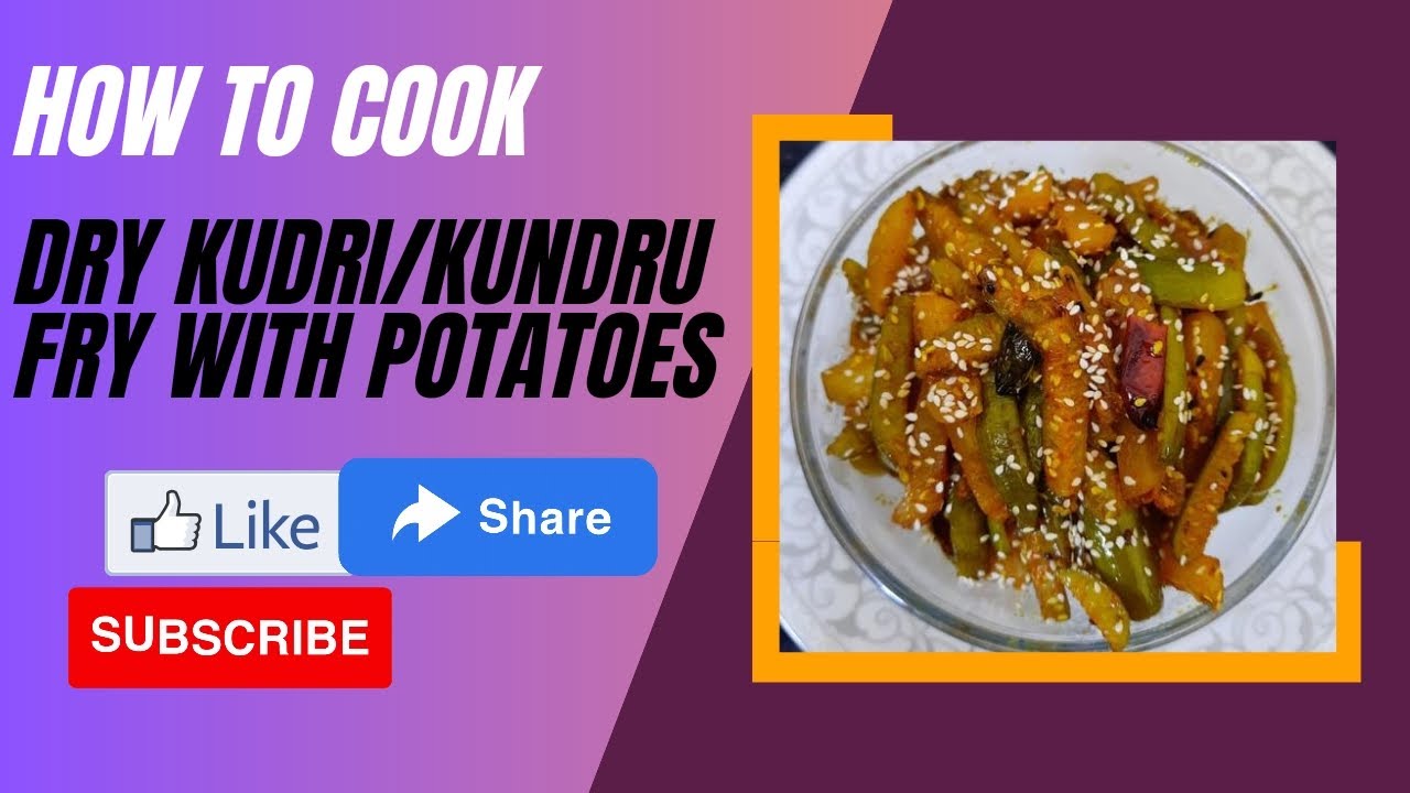 Recipe Of Dry Fried Kudri/kundru With Potatoes | Very Delicious In ...