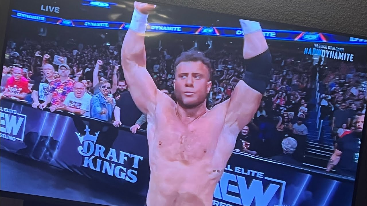 Mjf AEW entrance vs Adam cole #aewdynamite #mjf - YouTube