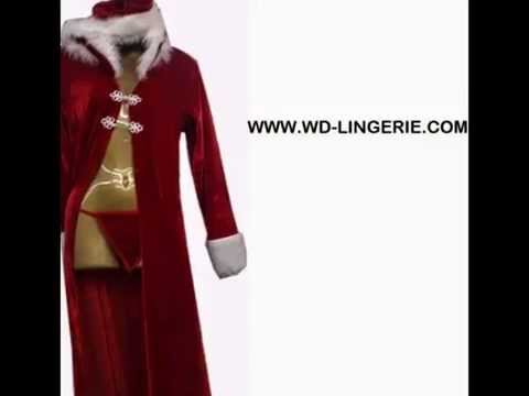 MRS CLAUS GOWN - LADIES SANTA CLAUS LONG RED ROBE - VELVET CHRISTMAS ...