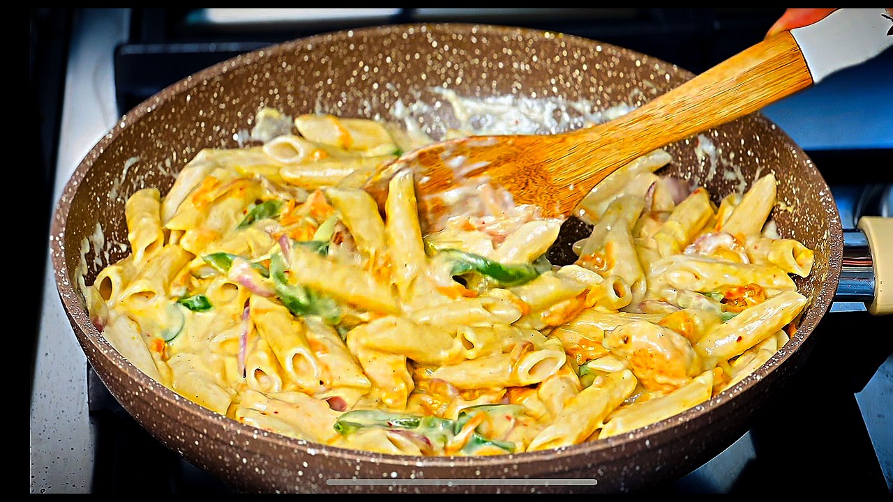 White sauce chicken pasta recipe in 20 minutes! It’s perfect for every ...