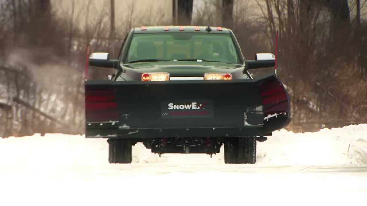 POWER PLOW™ Adjustable Wing Snow Plow - SnowEx® - YouTube