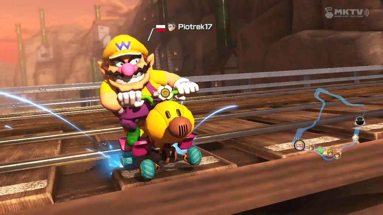 Wii U - Mario Kart 8 - (Wii) Wario's Gold Mine - YouTube