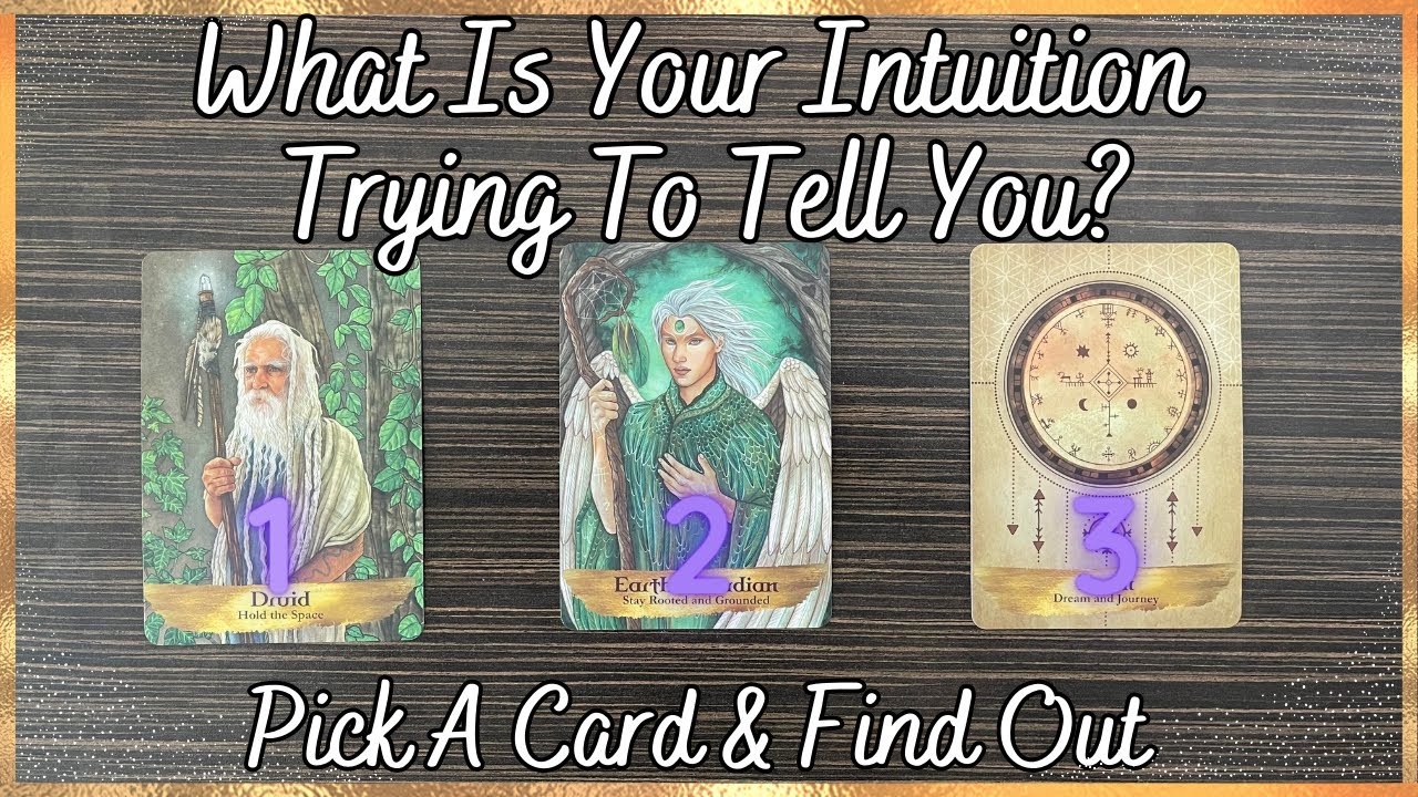 🃏🔮TRUST YOUR INTUITION🔮🃏 Pick a Card Tarot Reading 🌟 What Is Your ...