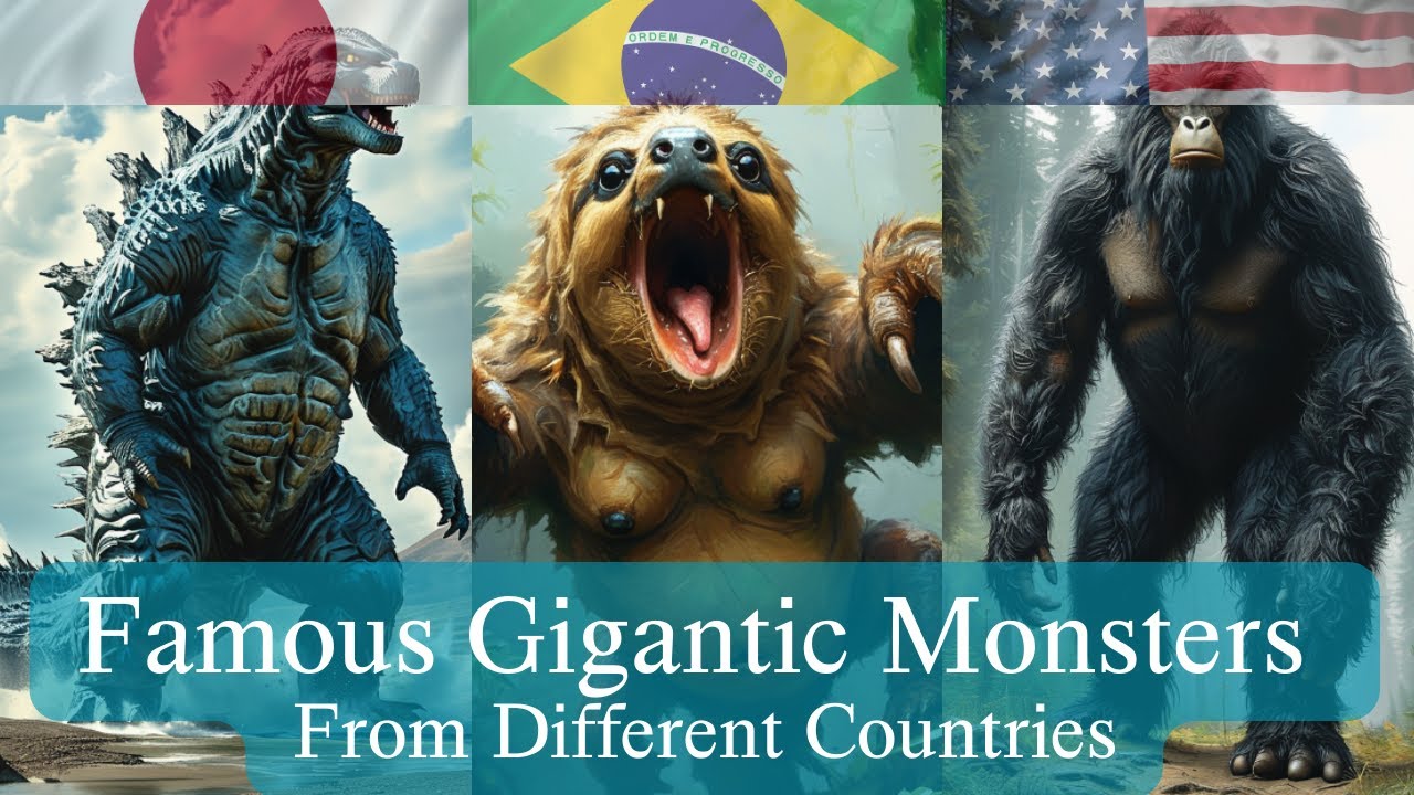 Famous Gigantic Monsters From Different Countries - YouTube