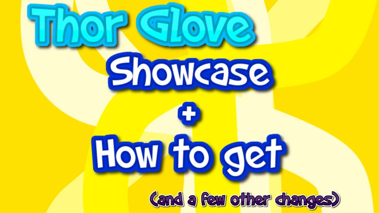 Slap Battles | Thor glove SHOWCASE + HOW TO GET - YouTube