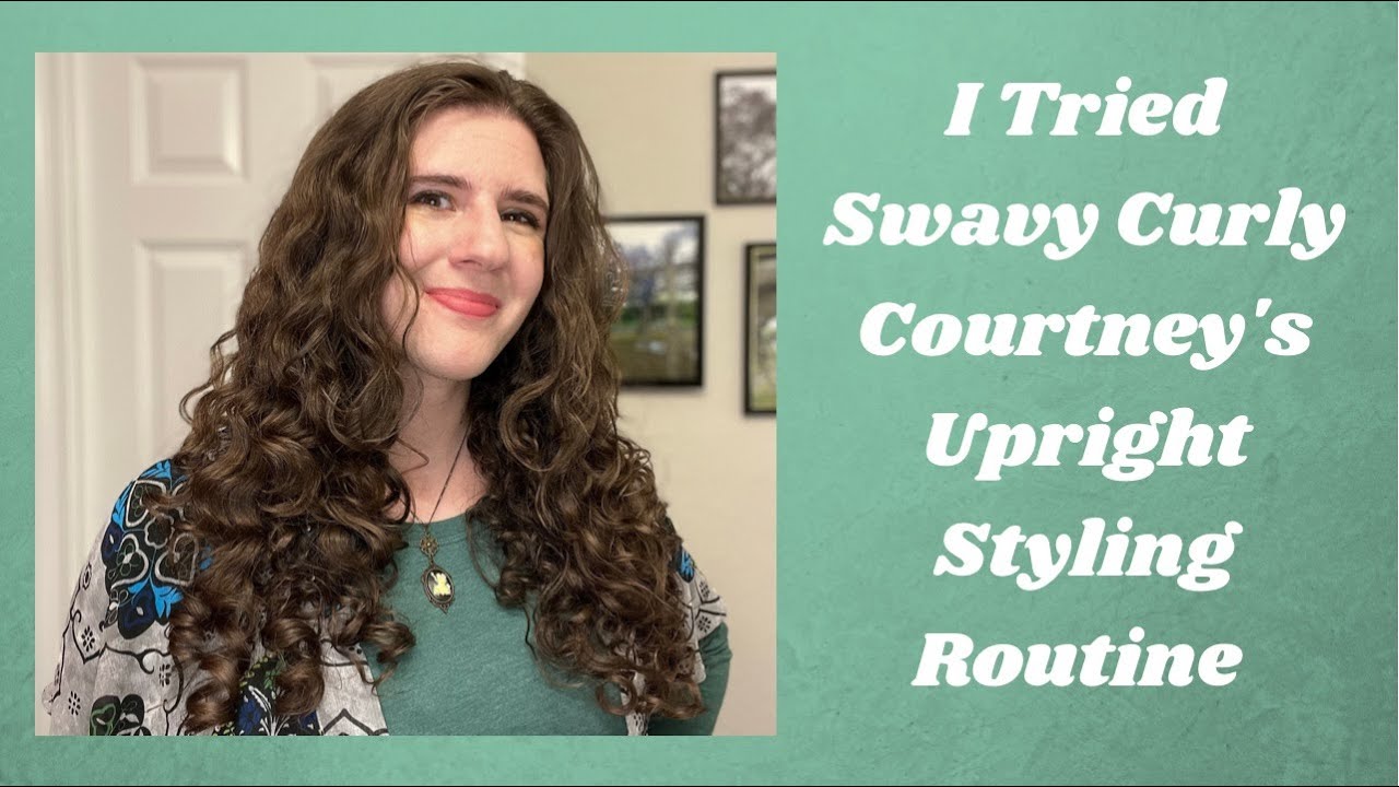 I Tried Swavy Curly Courtney's Wavy/Curly Upright Styling Routine for ...