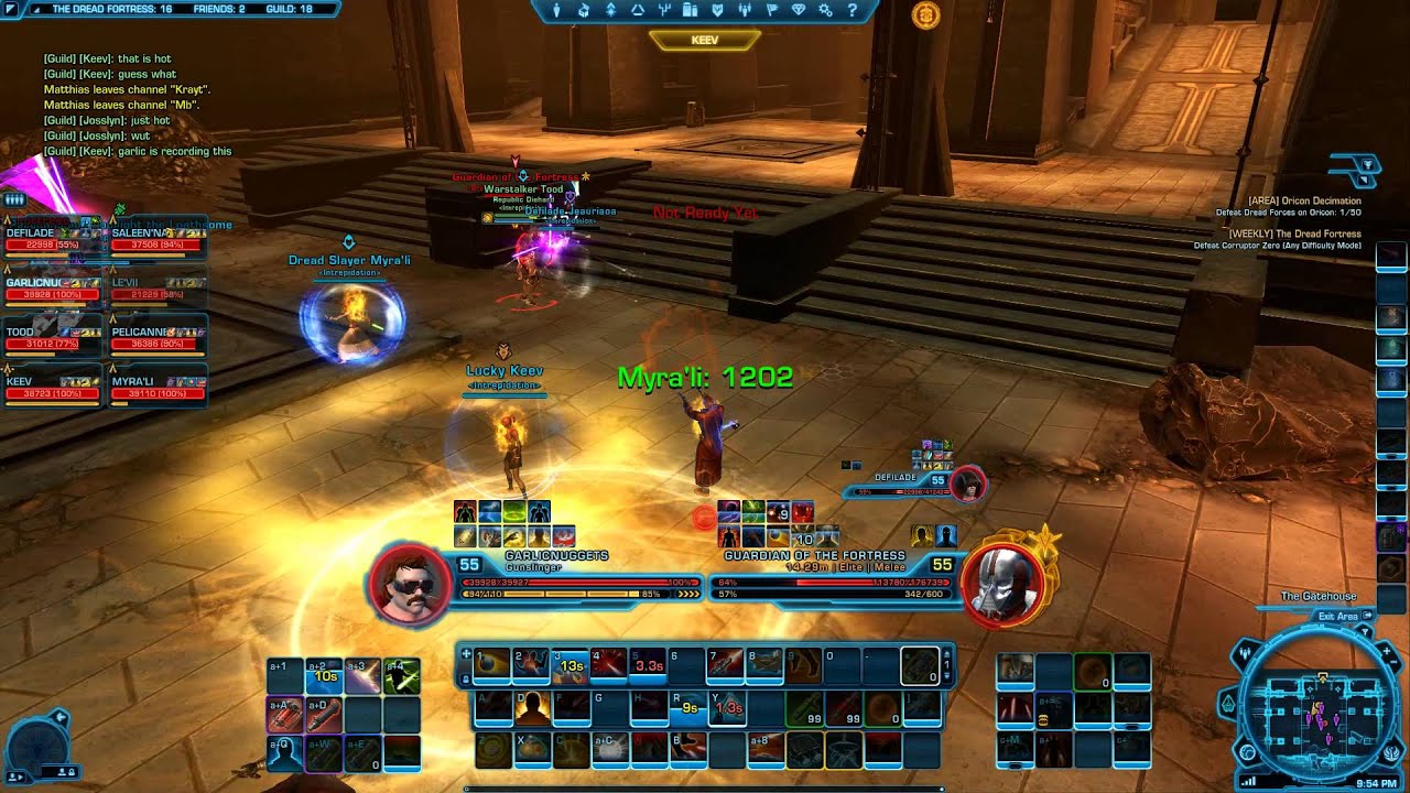SWTOR | Draxus HM 8-man | Intrepidation | Suspicious Wipe | 8/30/14 ...