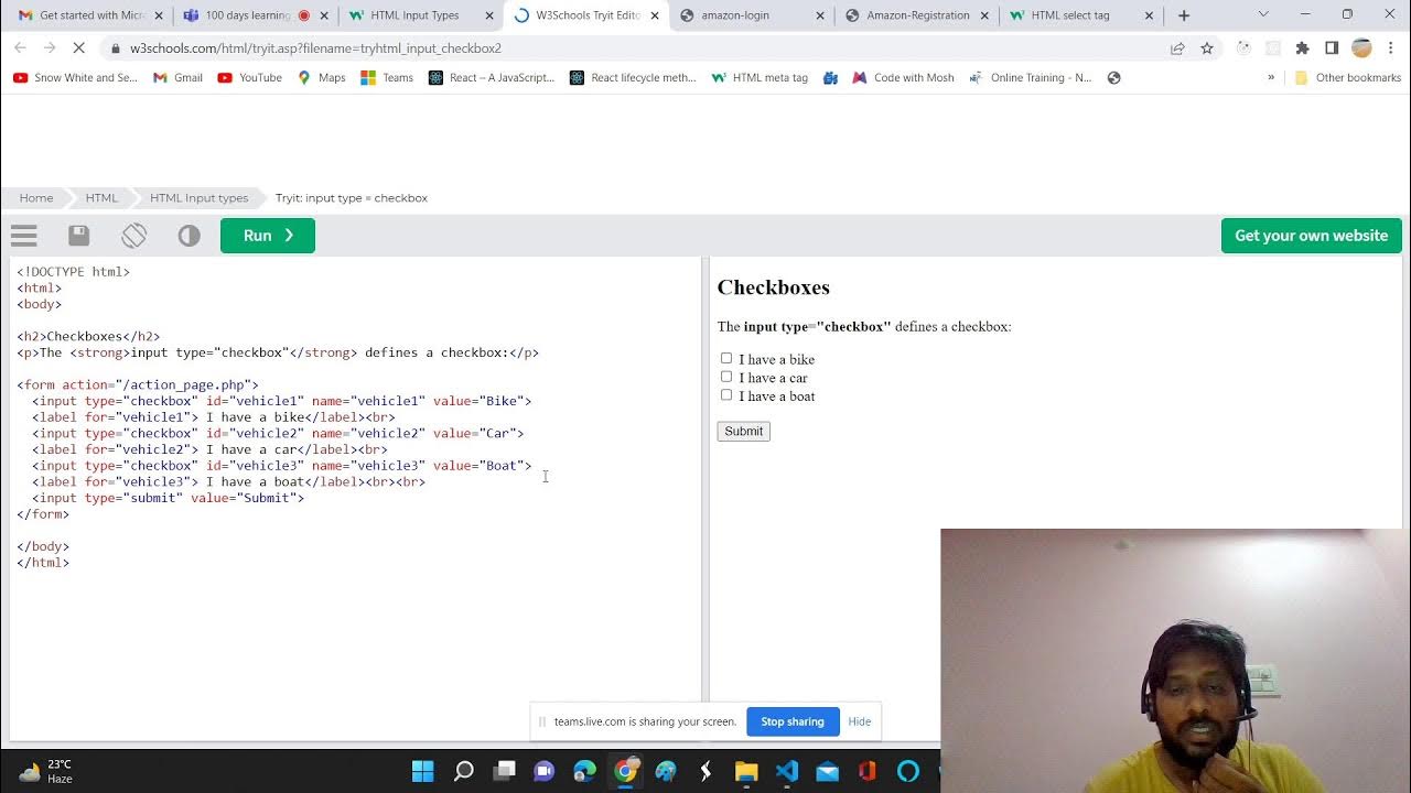 Day - 10 : Html Forms - YouTube