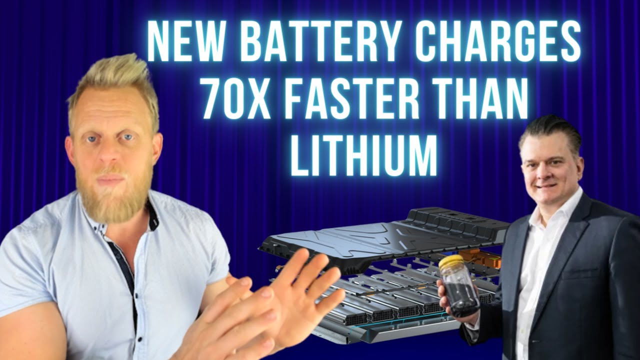 The battery that charges 70X faster than lithium & has 300% more energy ...