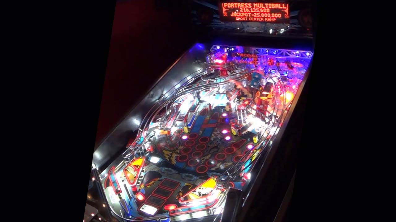Demolition Man Pinball Machine Test Play ~ Curse ROMs - YouTube