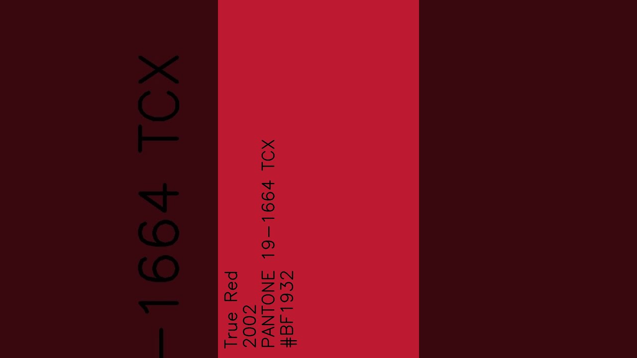 Pantone True Red