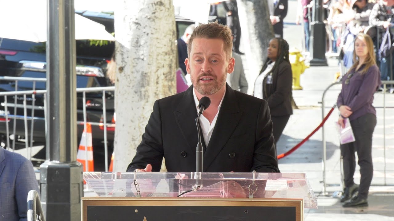 Macaulay Culkin Speech at his Hollywood Walk of Fame Star Ceremony ...