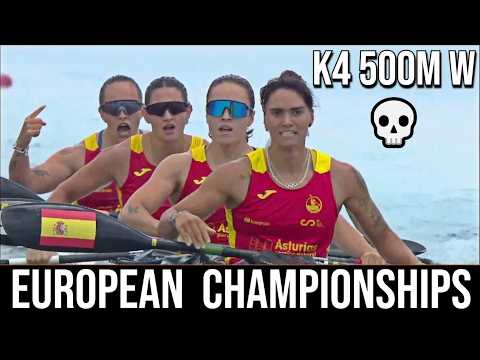 K4 500M W FINAL A 🚀 HOLY SH%T 💀 Europe Sprint Championships Montemor-o-Velho Portugal