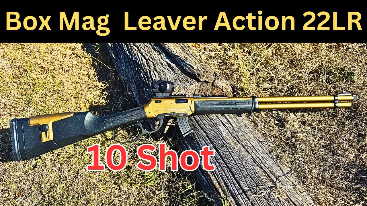 New Lever Action Derya TM22 With 10 Shot Detatchable Mag - YouTube