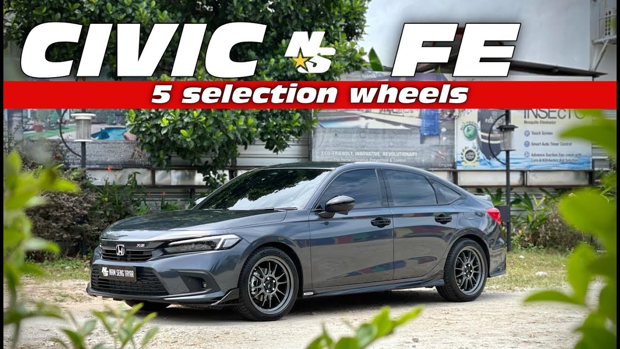 Civic FE 2022 - 5 Selection Wheels 18" RACUN MERACUN (Spec, Price ...