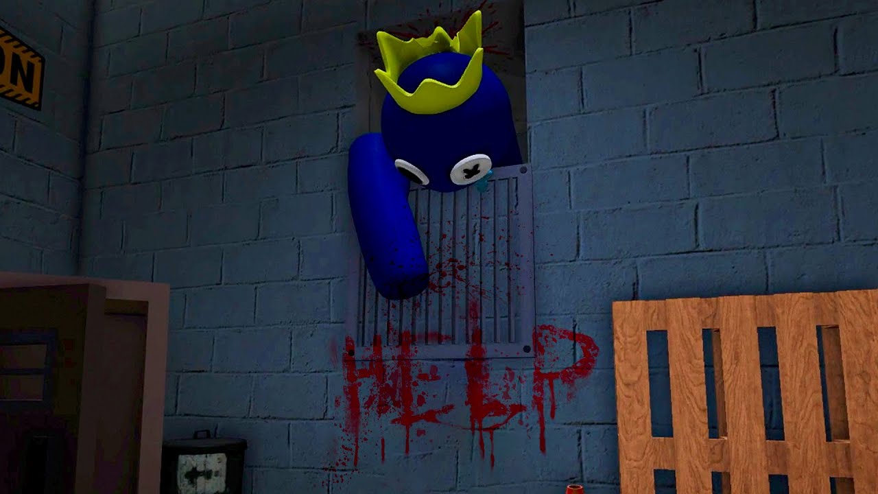 Blue needs help | Rainbow Friends: Chapter 2 Gameplay #1 - YouTube