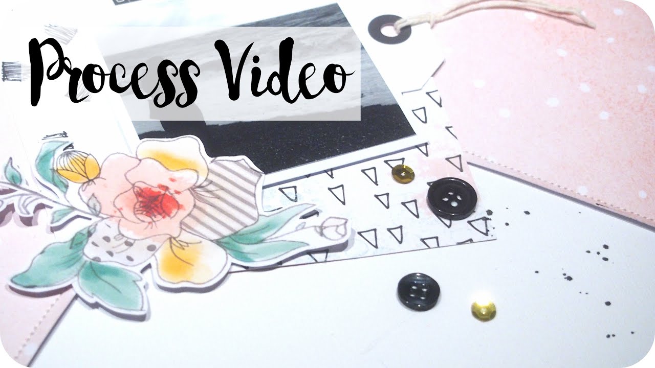 Brighton Beach | Scrapbook Process Video - YouTube