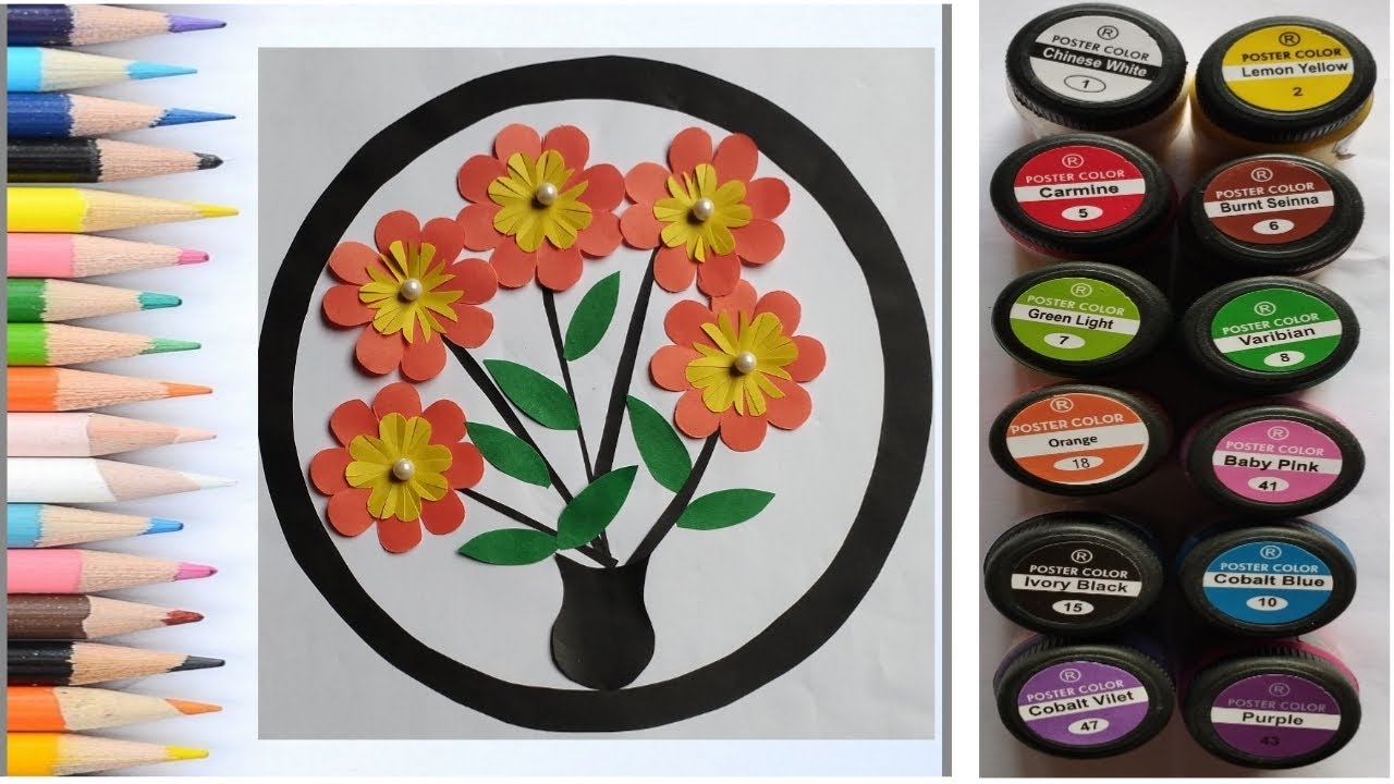 How to make creative things with Paper//craft work with Paper// paper ...