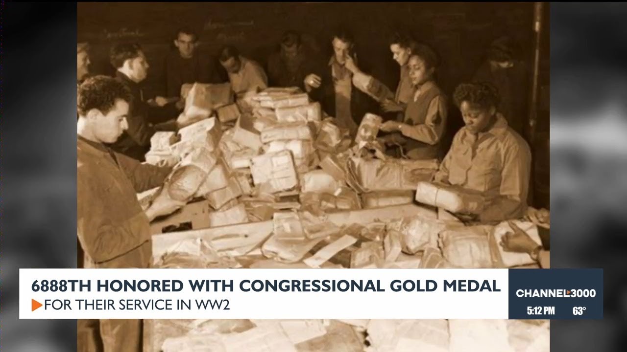 6888th honored with congressional gold medal - YouTube