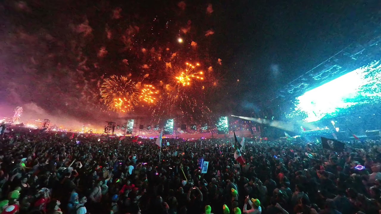 EDC Vegas 2021 Sunday Fireworks - Prydz into Rezz - Circuit Grounds ...