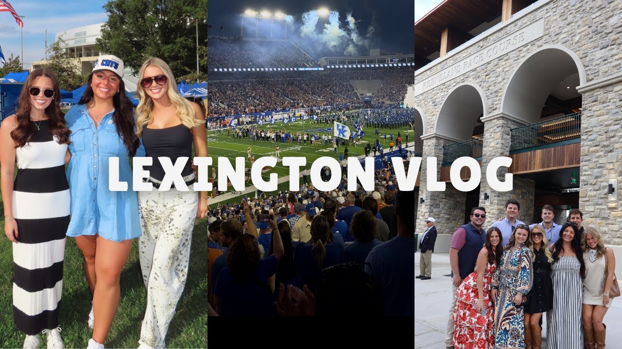 LEXINGTON VLOG: Keeneland, UK Game, Birthday Surprise 🐎 🤍 - YouTube