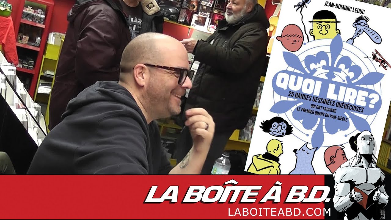 Jean-Dominic Leduc - QUOI LIRE? - Lancement - YouTube