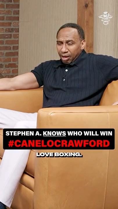 No hesitation. Stephen A had his #CaneloCrawford prediction READY # ...