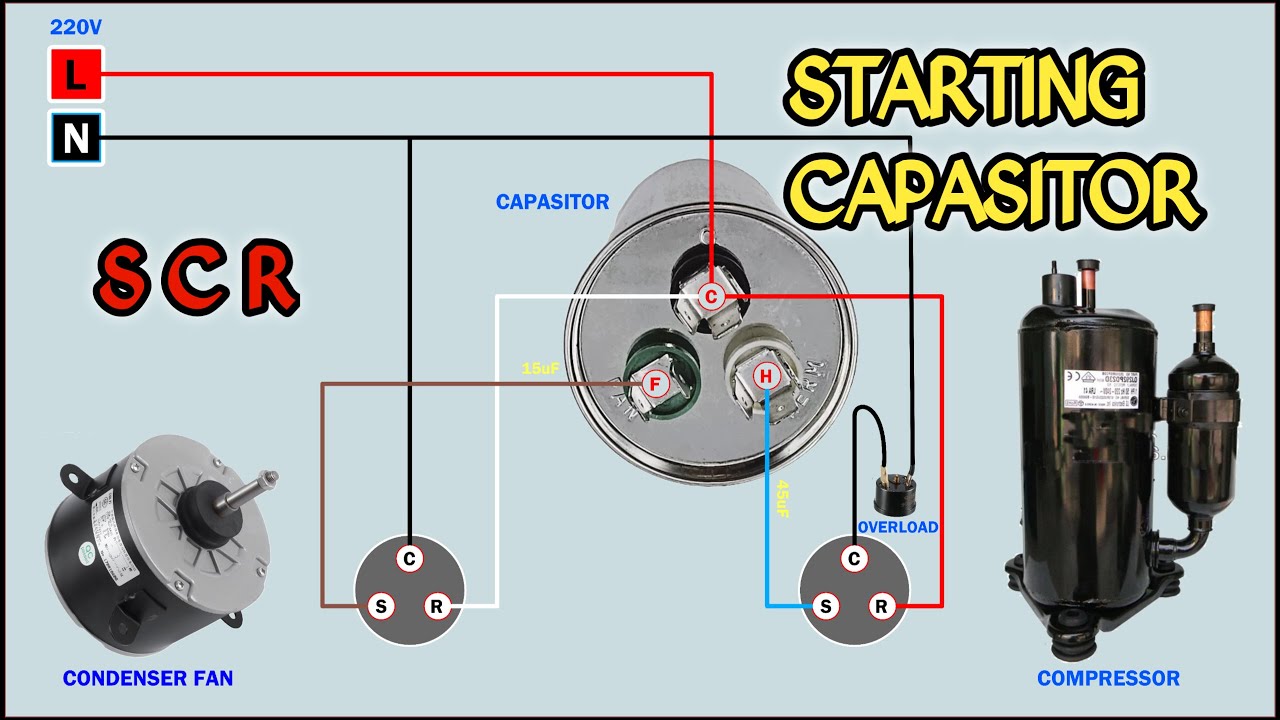 Herm and Fan Common Capacitor Connection - YouTube