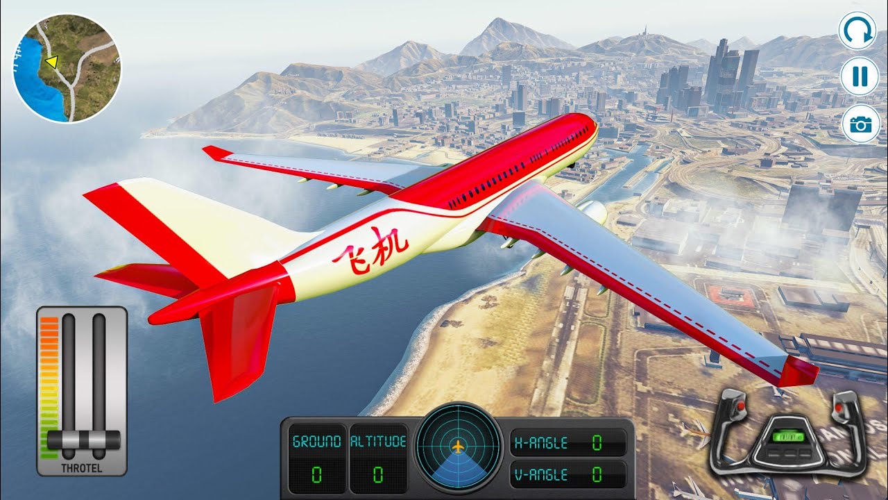 New Flight City Airplane - Journey Simulator Game 3D | Gameplay In ...