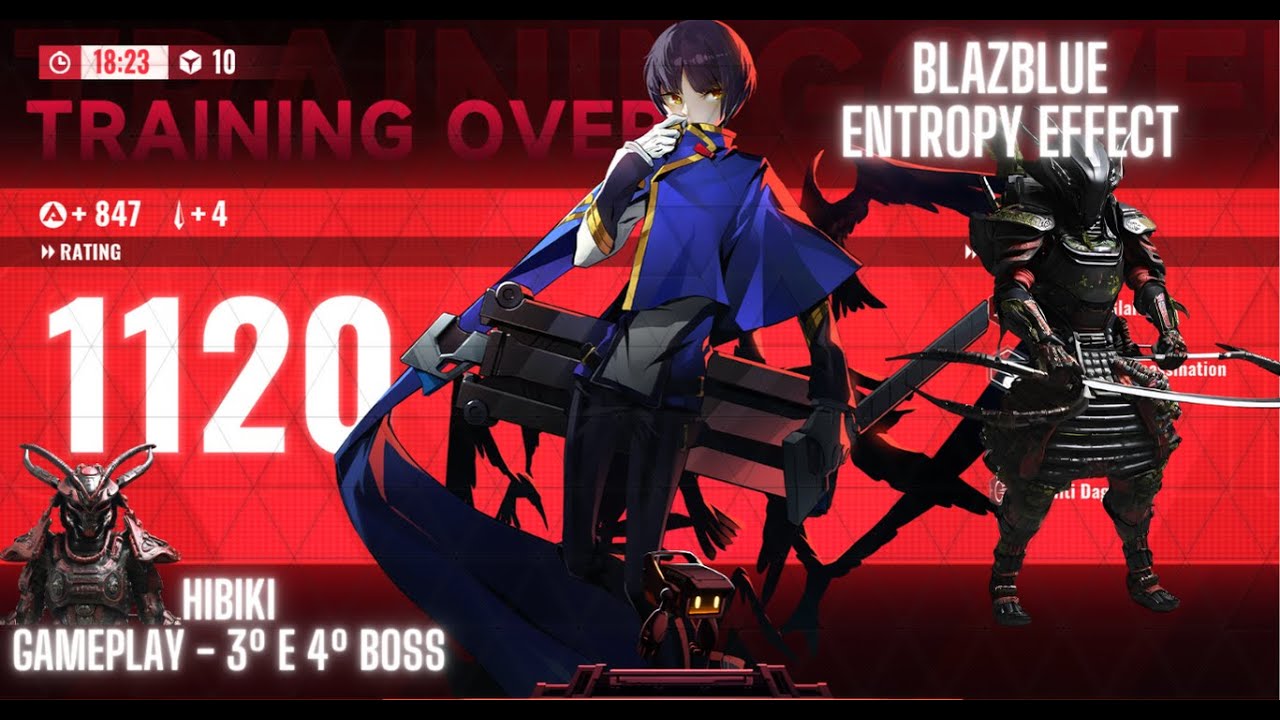 BlazBlue Entropy Effect - Hibiki GamePlay - 3° e 4° Stage! - YouTube