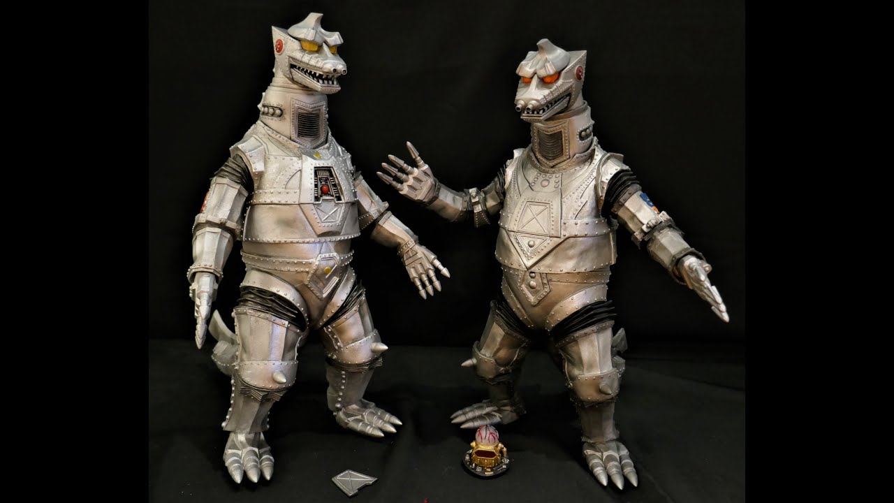 MM28 Mechagodzilla 74 and 75 Comparison - YouTube