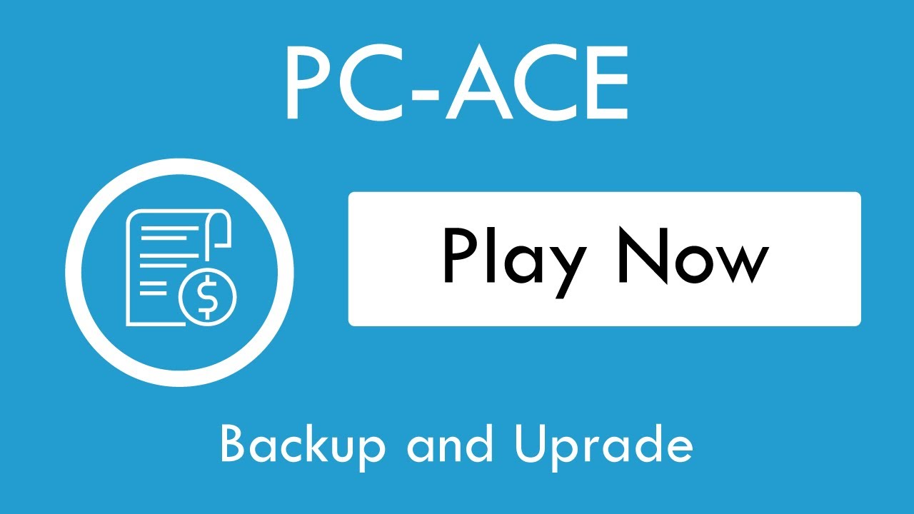 PC-ACE: Backup and Upgrade - YouTube