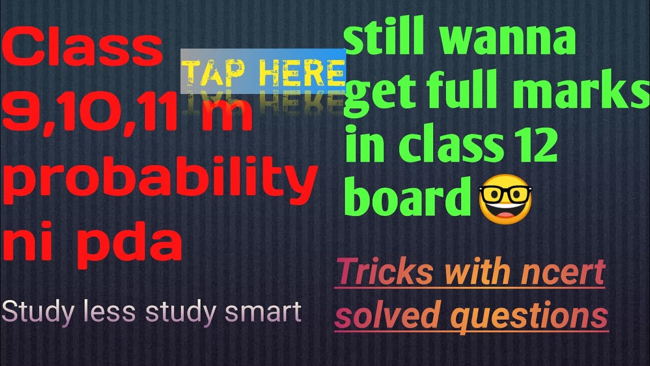 Probability (basic concept) class 12 maths bayes theorem - YouTube