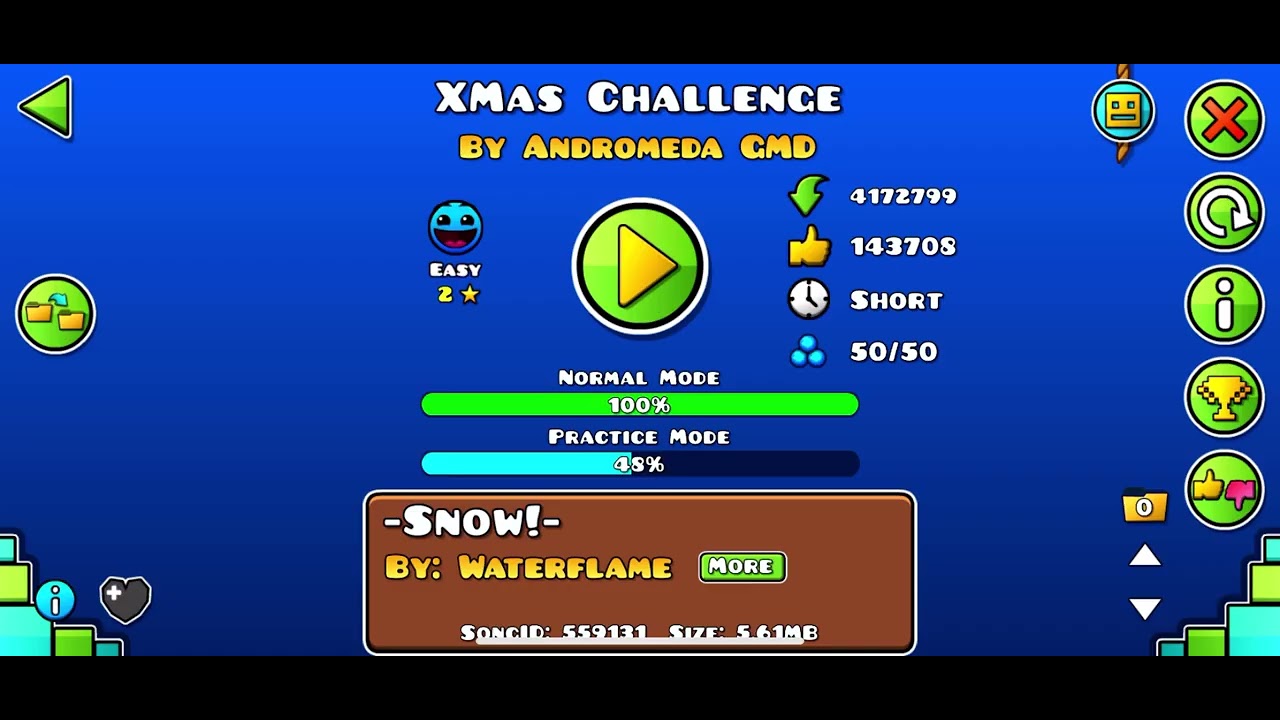[Mobile] XMas Challenge 100% by Andromeda GD - YouTube