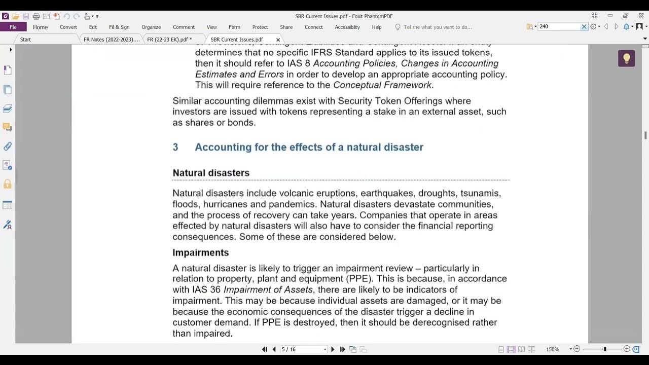 ACCA SBR Current Issues March 2023 - YouTube