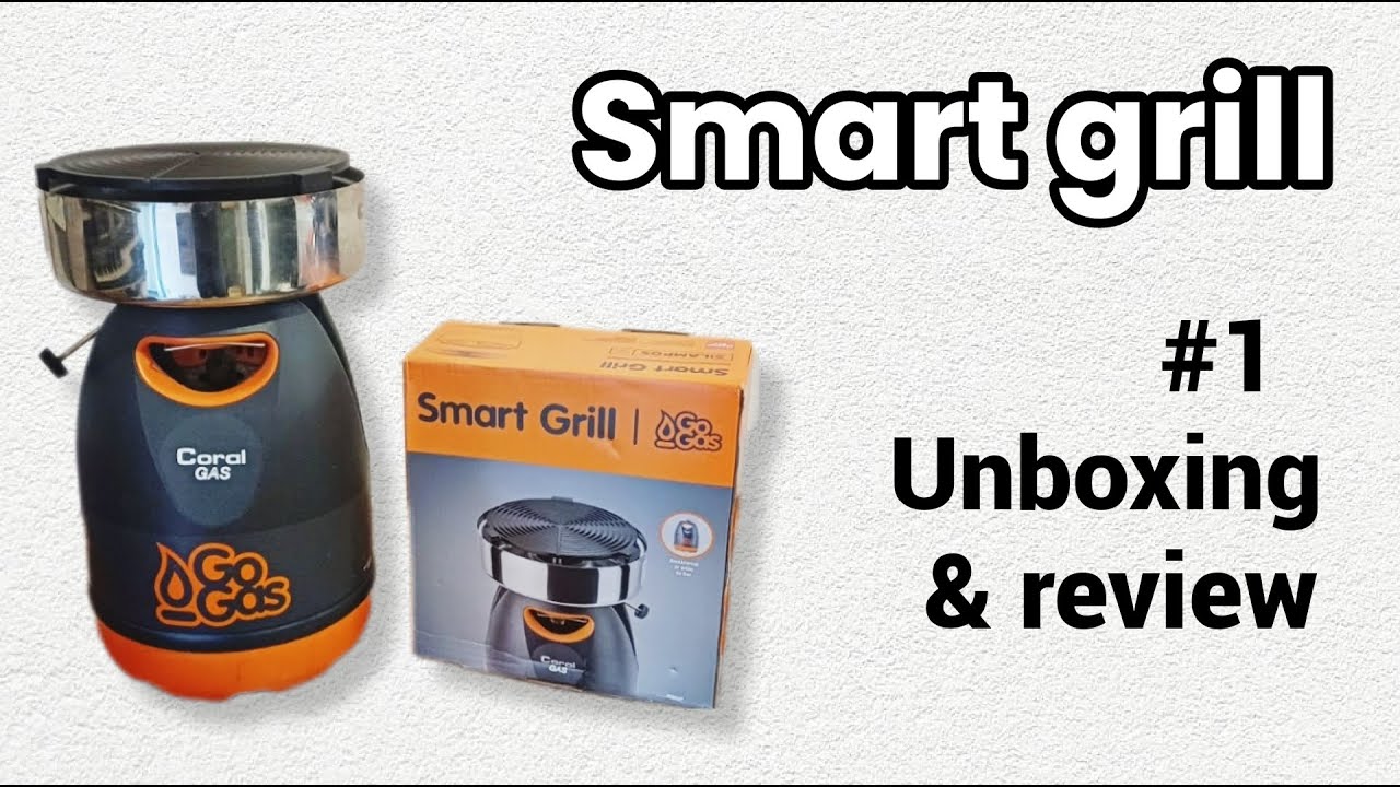 Smart grill Coral Gas Unboxing and review - YouTube