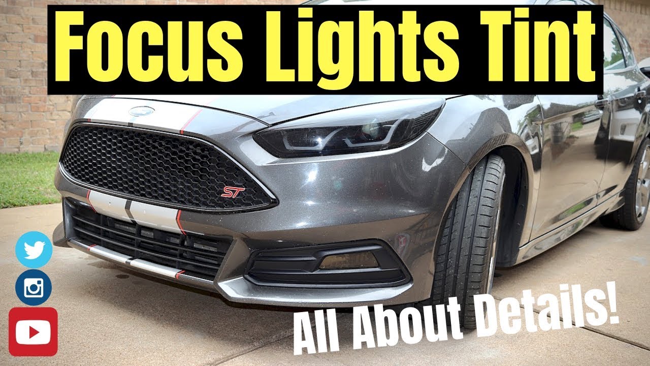 FORD FOCUS ST/RS LIGHTS & REFLECTORS TINT KIT - Install & Review - YouTube