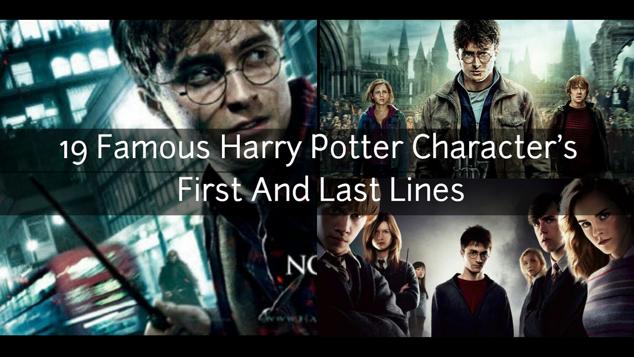 Top 19 Famous Harry Potter Character’s First And Last Lines Will Make ...