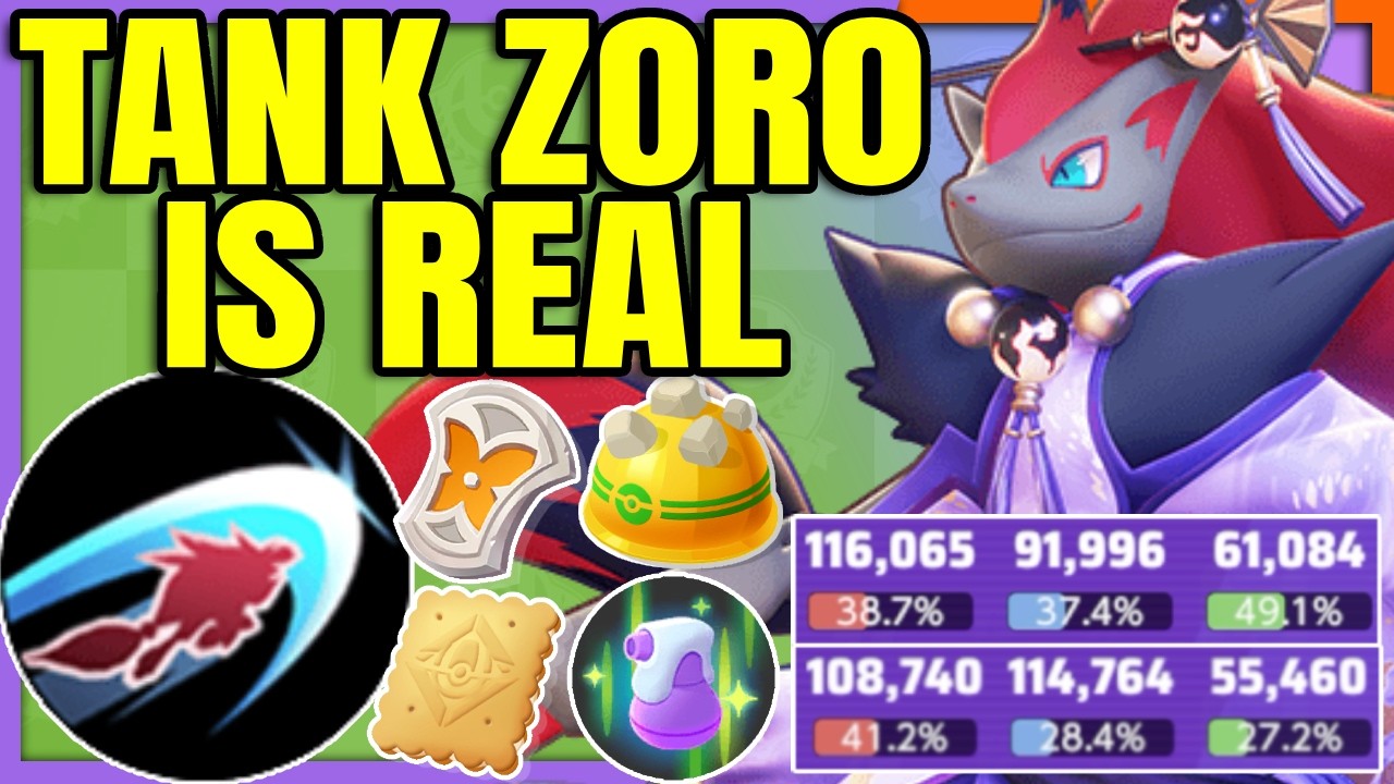 The infamous TANK ZOROARK BUILD | Pokemon Unite - YouTube