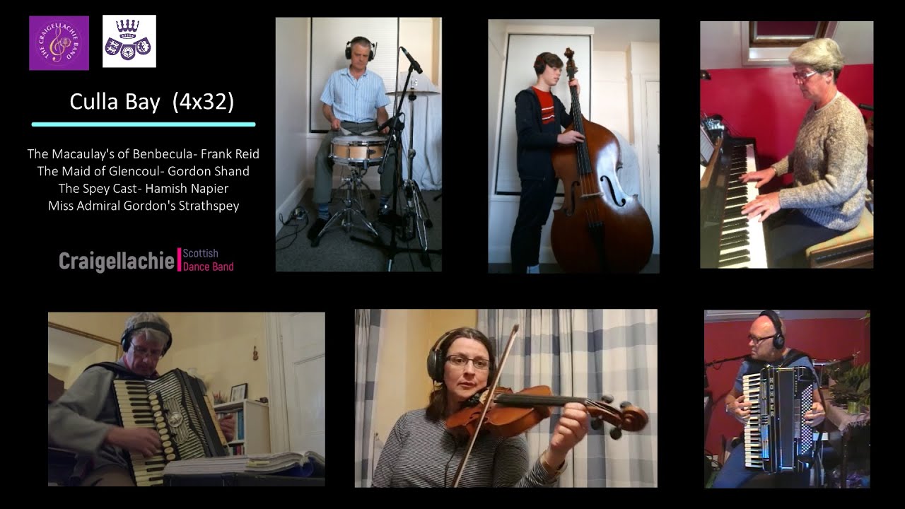 Culla Bay (4x32 Strathspey) Ann Dix (Reel Friends Vol 1), RSCDS Book 41 ...