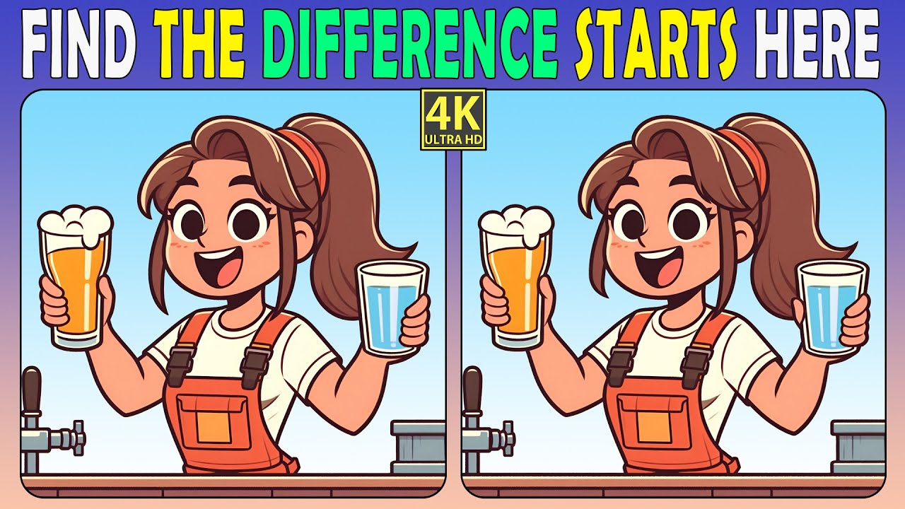 [Find the difference] Try This Tricky One! HARD QUIZ! 🧩 [Spot the ...